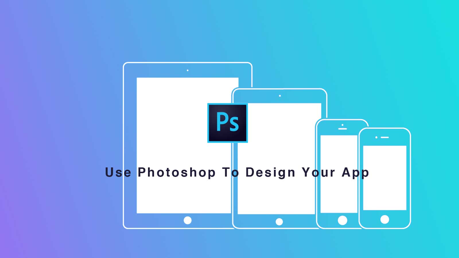 使用photoshop进行简单App的官网设计（1）